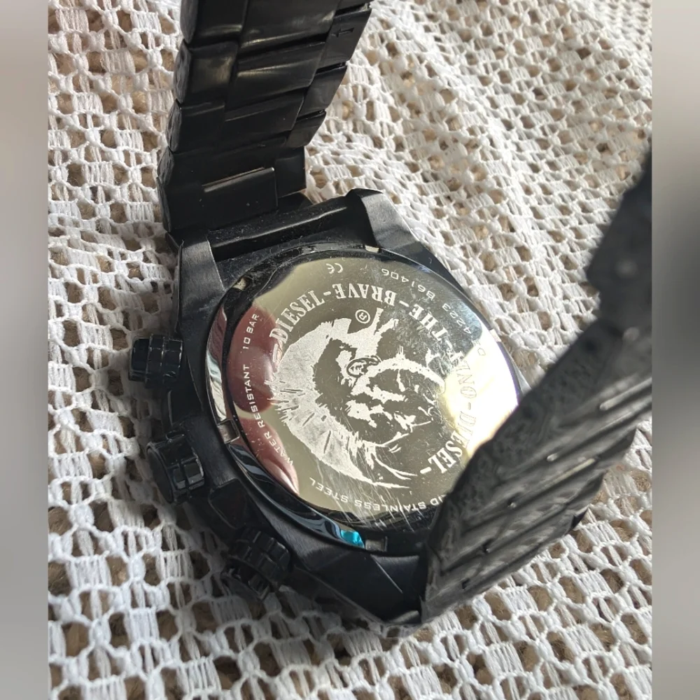 Diesel | Accessories | Diesel Advanced Chronograph Black Dial Black ...